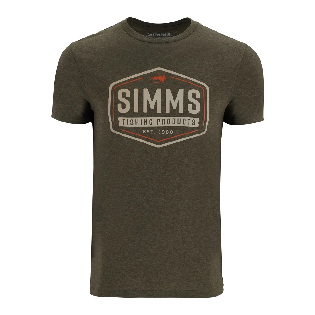 Simms Fly Patch T-Shirt | Natural Sports — Natural Sports - The Fishing Store