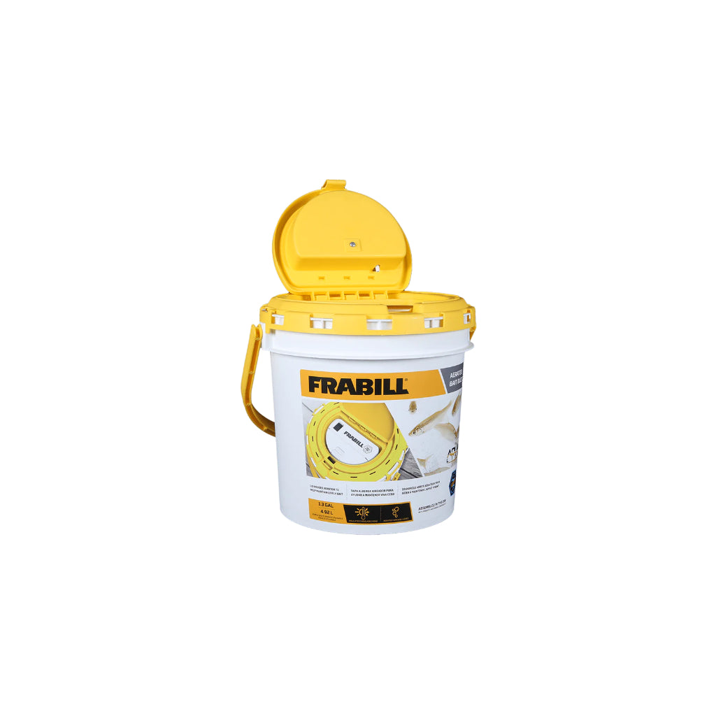 Frabill Insulated Bait Bucket w/built-in Aerator – Natural Sports - The ...