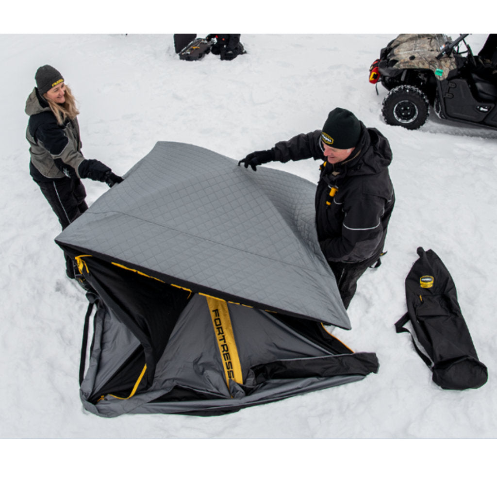 Frabill Fortress 260 Kick-Out Ice Fishing Shelter – Natural Sports ...