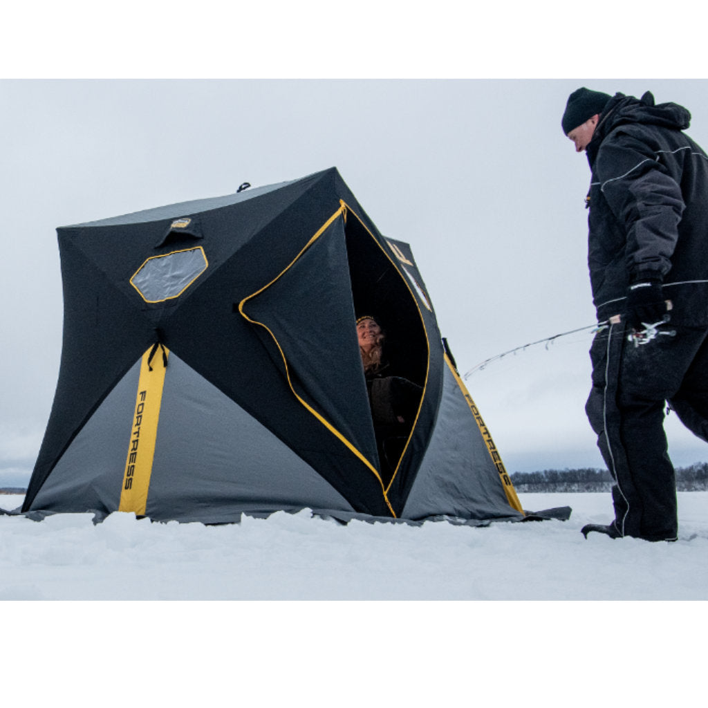 Frabill Fortress 260 Kick-Out Ice Fishing Shelter – Natural Sports ...